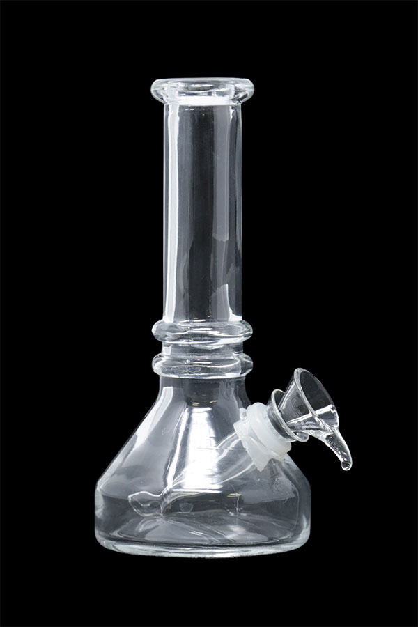 Eyce Mini Beaker Bong 5" CLEAR Mini BEAKER BONG With Carb Tobacco ...