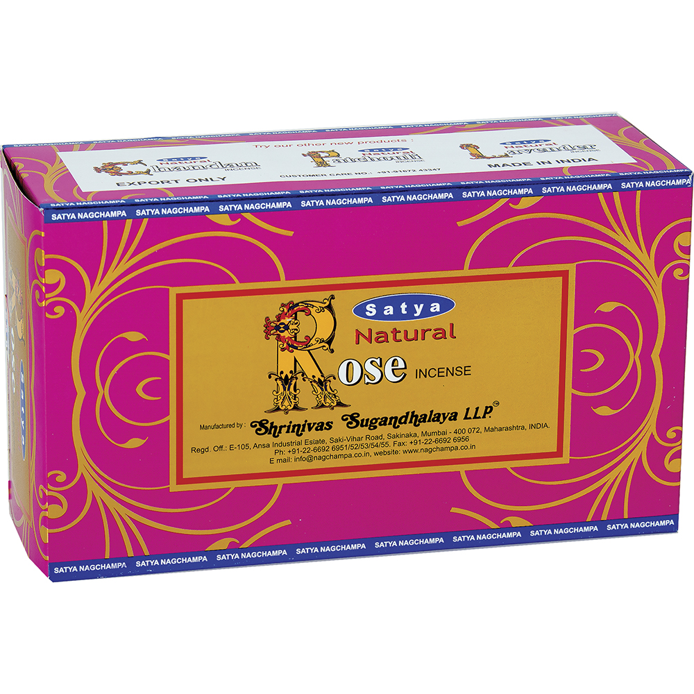 Incense Satya Rose 15g Box of 12 | Maq