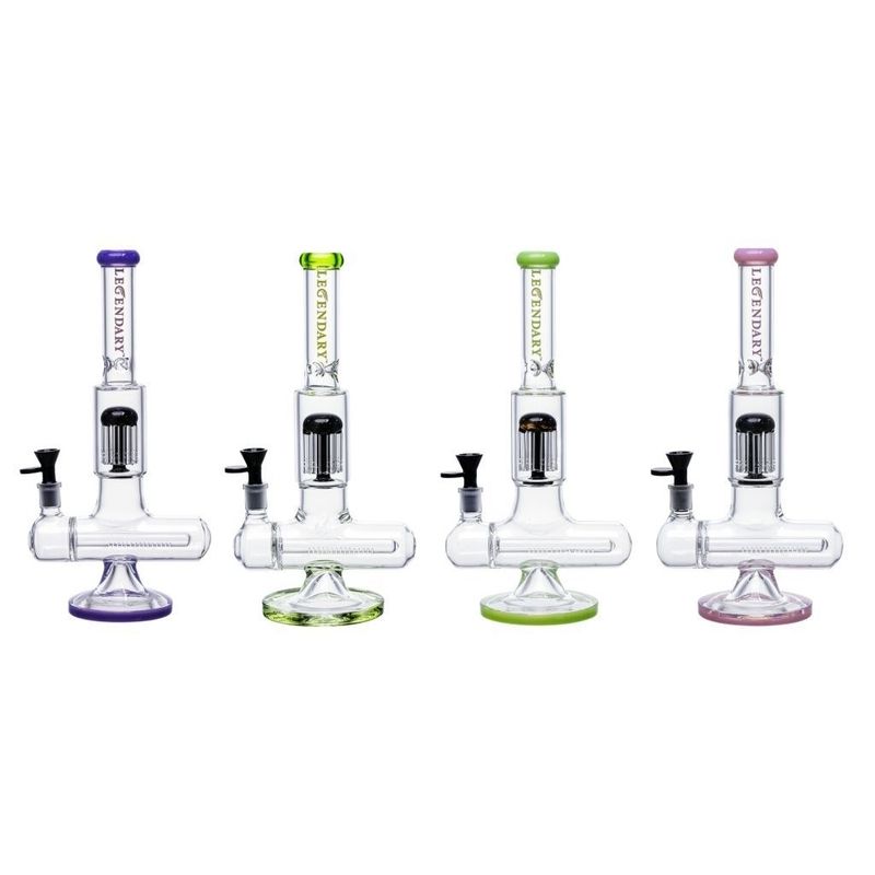 Glass Bong Legendary Inline with Tree Perk Colored | Maq