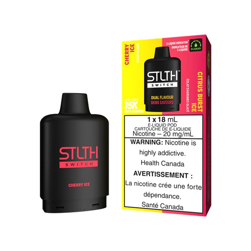 *EXCISED* Nicotine Pod STLTH Switch Cherry Ice / Citrus Burst Ice Box ...
