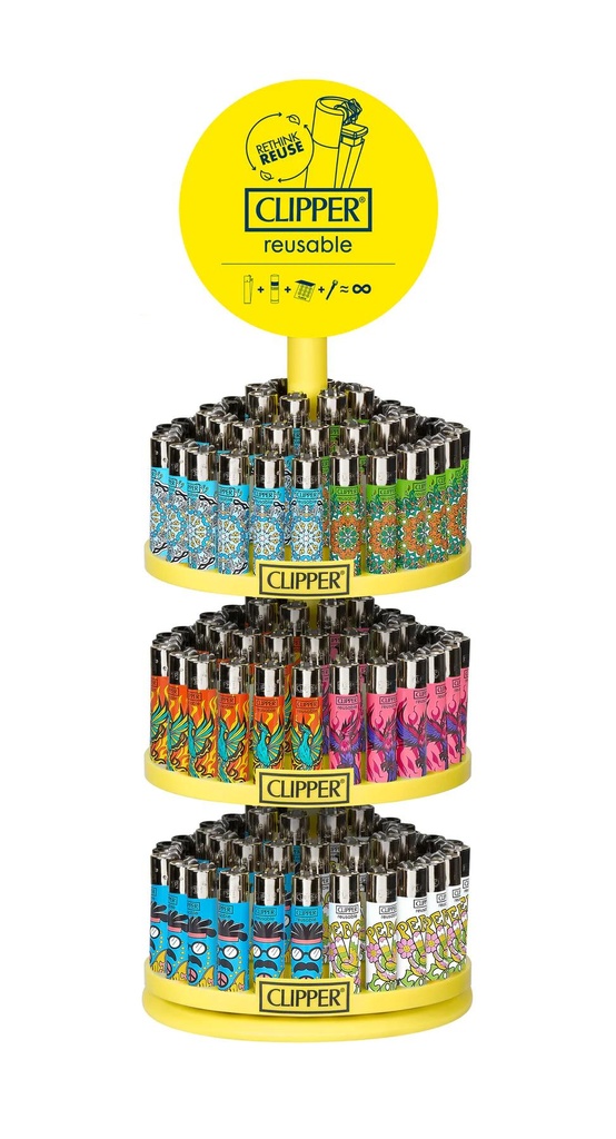 Lighter Clipper Carousel 1 Box of 144 | Maq